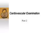 PPT - Physical examination of the cardiovascular system PowerPoint ...