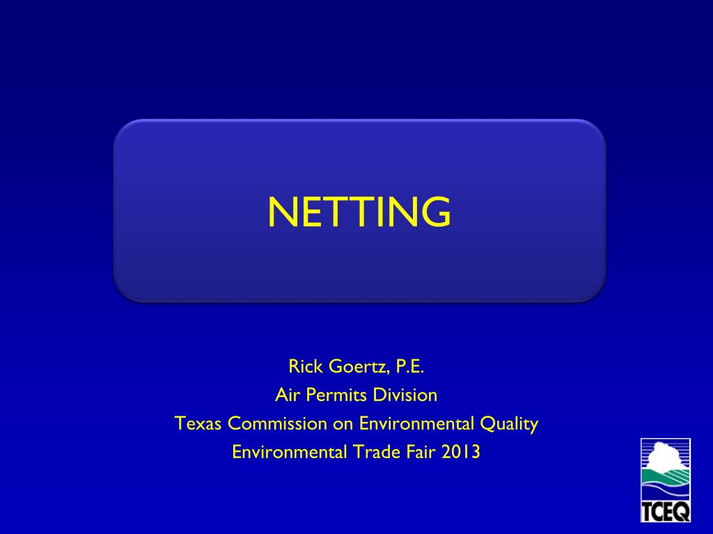 PPT - NETTING PowerPoint Presentation, free download - ID:6651294