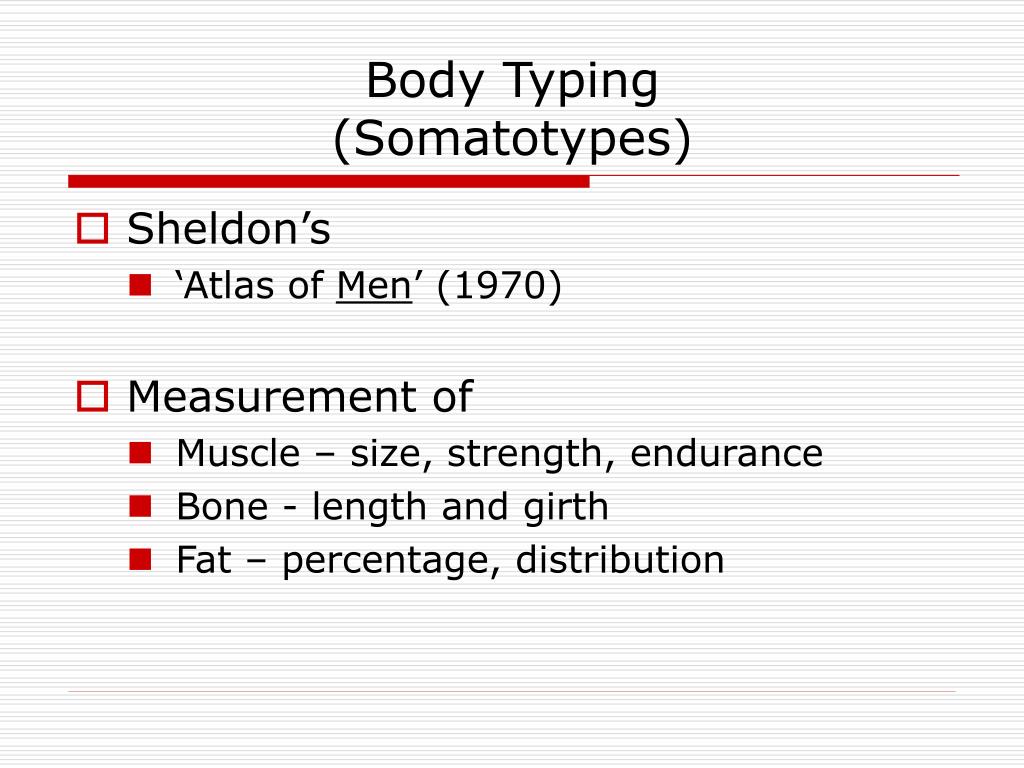 PPT - Body Typing (Somatotypes) PowerPoint Presentation, free download ...