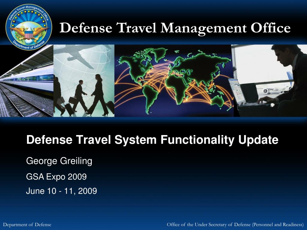 PPT - Defense Travel System Functionality Update PowerPoint ...
