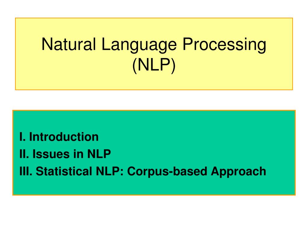 PPT - Natural Language Processing (NLP) PowerPoint Presentation, free download - ID:6652882
