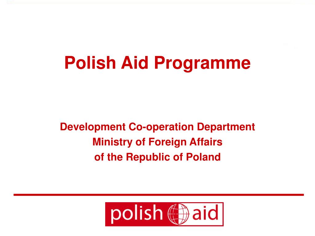PPT - Polish Aid Programme PowerPoint Presentation, free download - ID ...