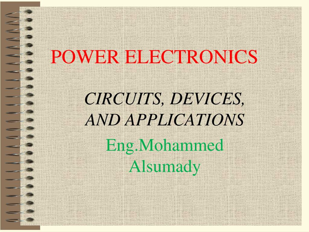 PPT - POWER ELECTRONICS PowerPoint Presentation, free download - ID:6658175