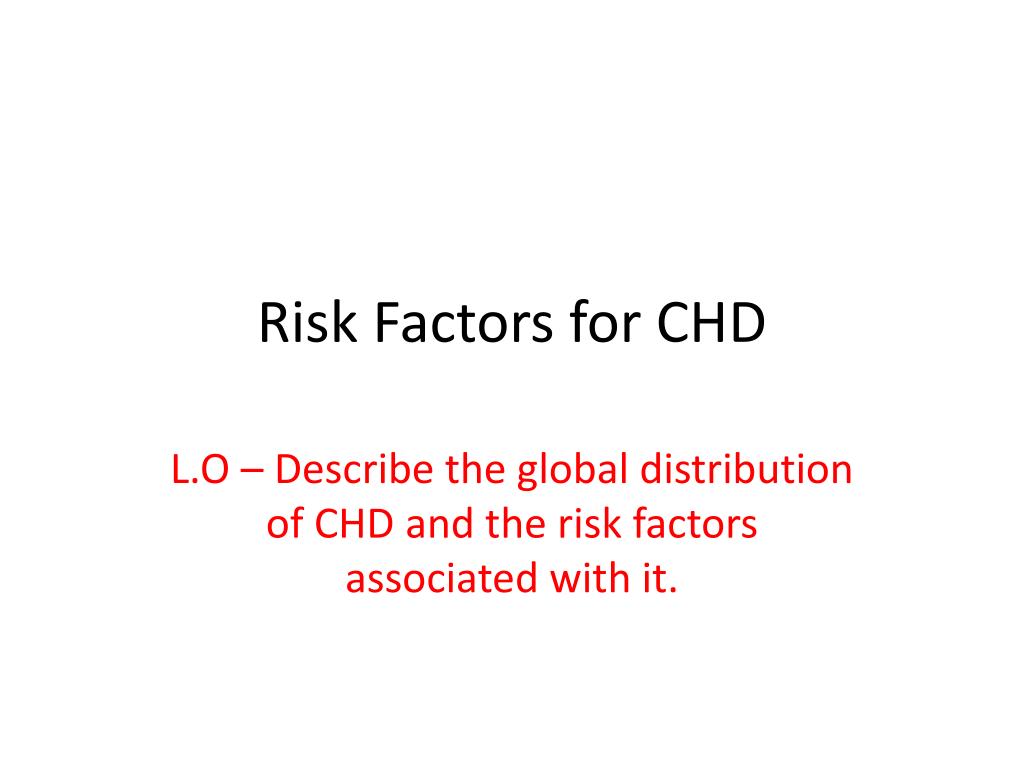 PPT - Risk Factors for CHD PowerPoint Presentation, free download - ID ...
