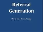 PPT - B2B Referral Platform for Outstanding Leads Generation and Sales ...