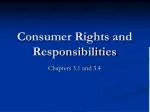 PPT - Consumer Rights and Responsibilities PowerPoint Presentation ...