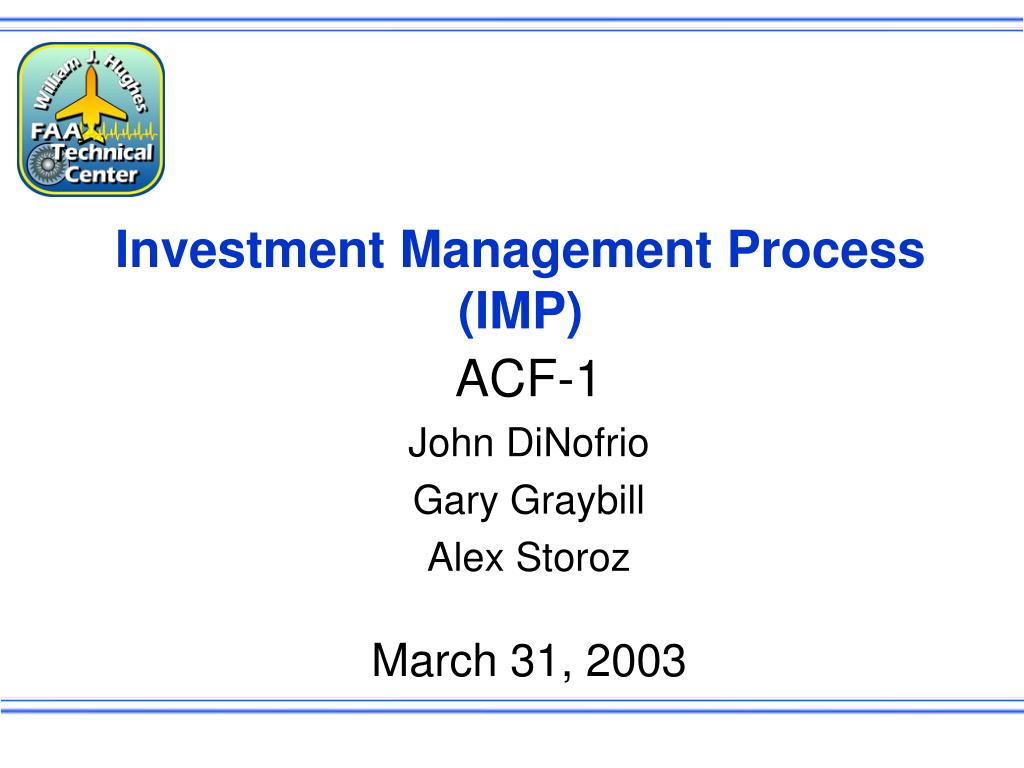 PPT - Investment Management Process (IMP) PowerPoint Presentation, free ...