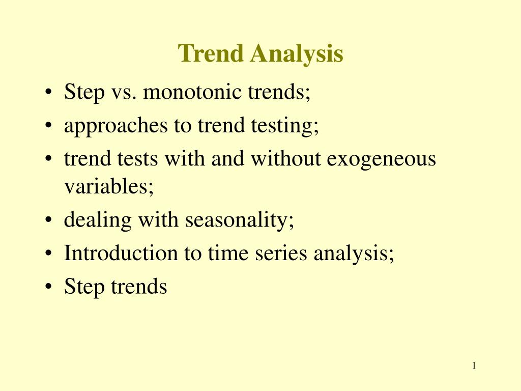 PPT - Trend Analysis PowerPoint Presentation, free download - ID:6663179