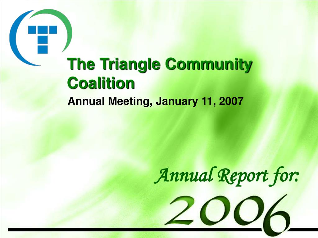 PPT - The Triangle Community Coalition PowerPoint Presentation, free ...