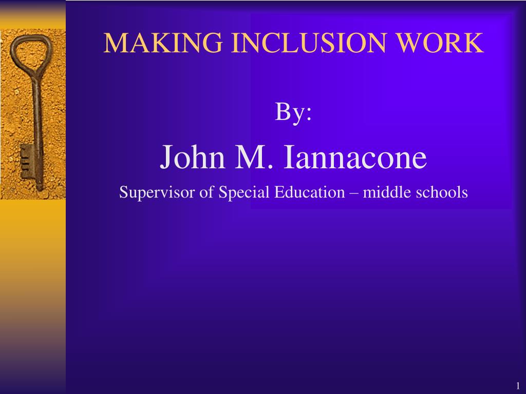 PPT - Strategies for Successful Inclusion in Special Education ...