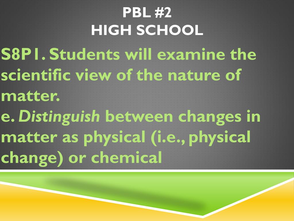 PPT - PBL #2 High School PowerPoint Presentation, free download - ID ...