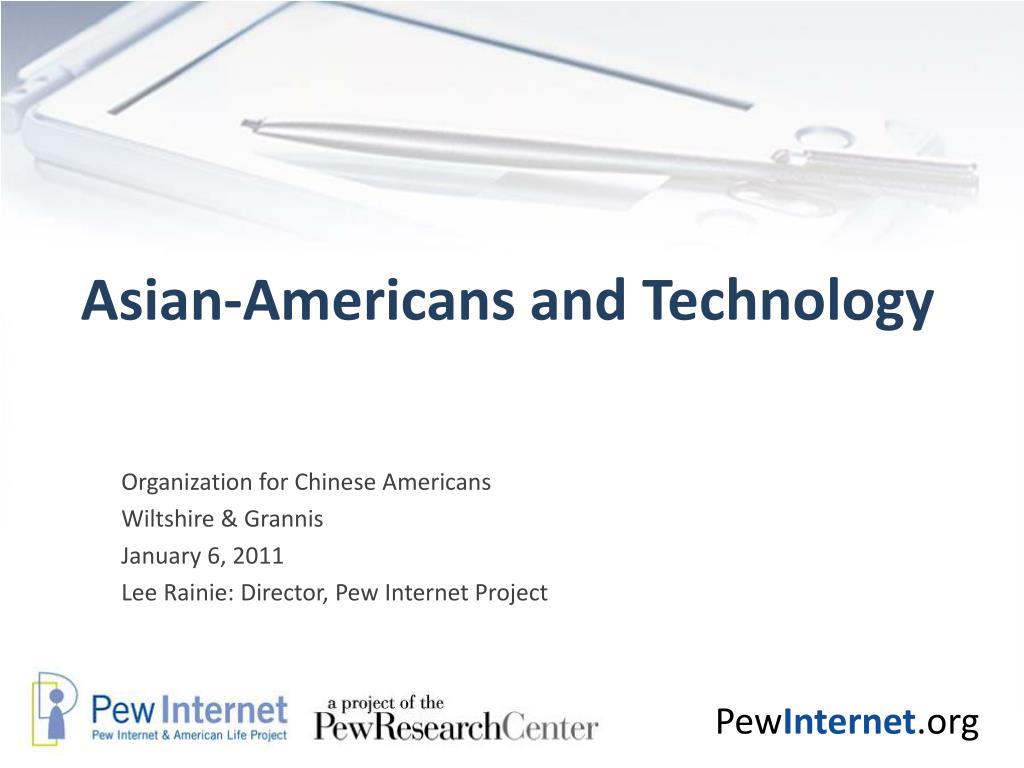 PPT - Asian-Americans and Technology PowerPoint Presentation, free ...