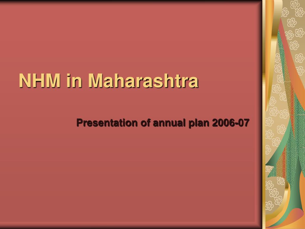 PPT - NHM in Maharashtra PowerPoint Presentation, free download - ID ...
