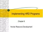 PPT - Designing Effective HRD Programs PowerPoint Presentation, free download - ID:9213799