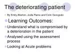 PPT - Early Recognition of the Deteriorating Patient PowerPoint ...