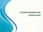 PPT - Online Teacher Certification PowerPoint Presentation, free download - ID:7932522