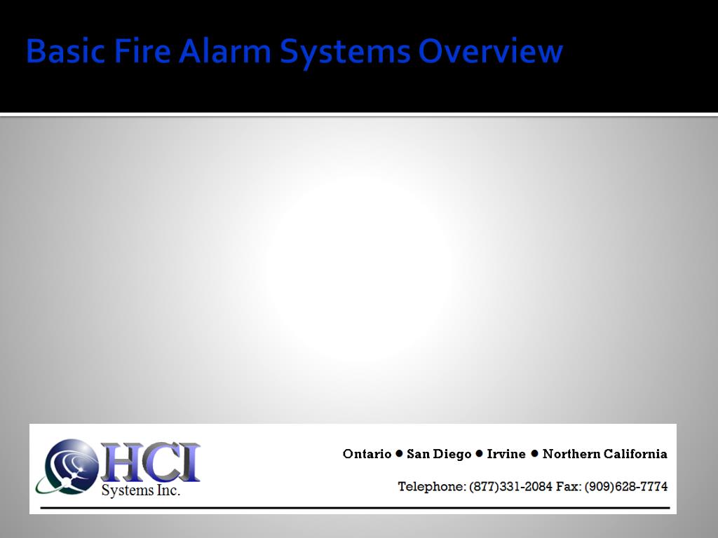 PPT - Basic Fire Alarm Systems Overview PowerPoint Presentation, free ...