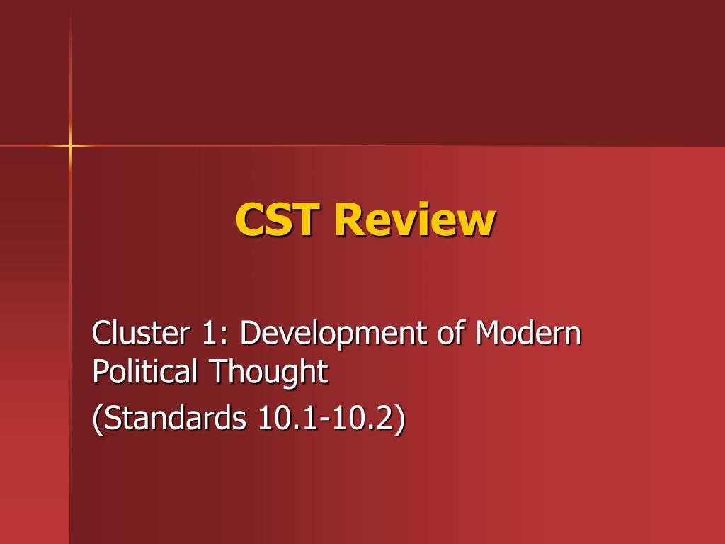 PPT - CST Review PowerPoint Presentation, free download - ID:6676331