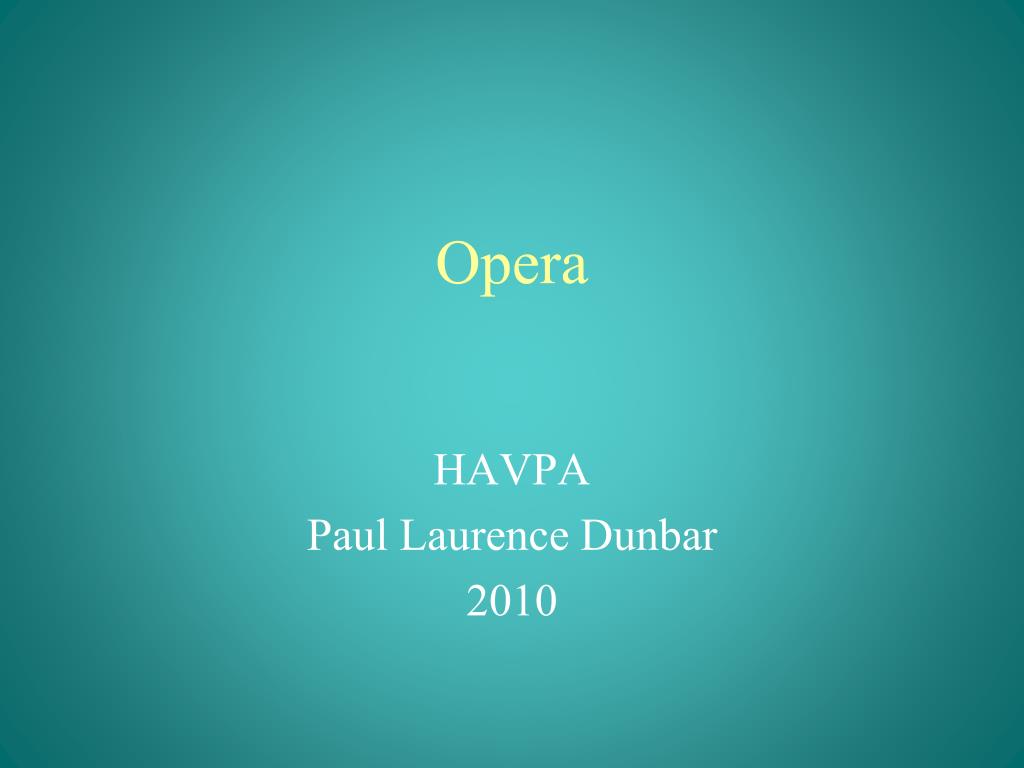 PPT - Opera PowerPoint Presentation, free download - ID:6677697