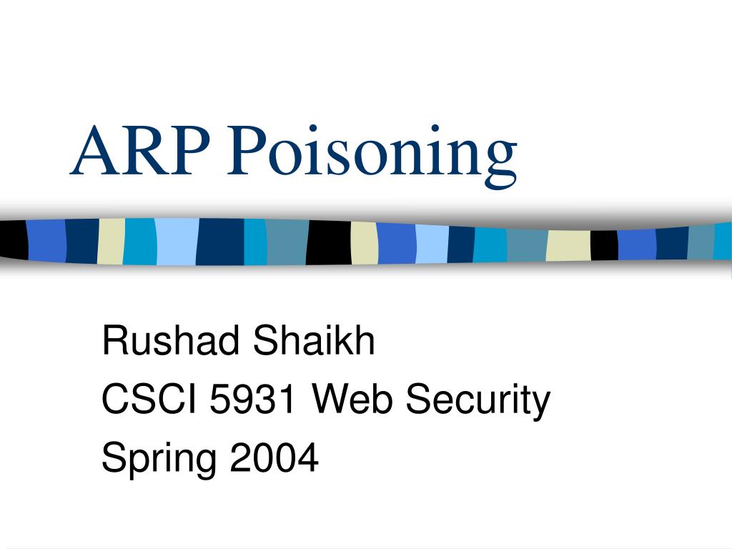 PPT - ARP Poisoning PowerPoint Presentation, free download - ID:6679839