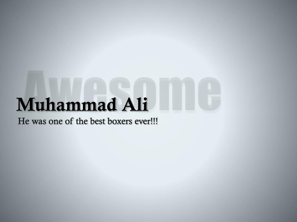 PPT - Muhammad Ali PowerPoint Presentation, free download - ID:6680289