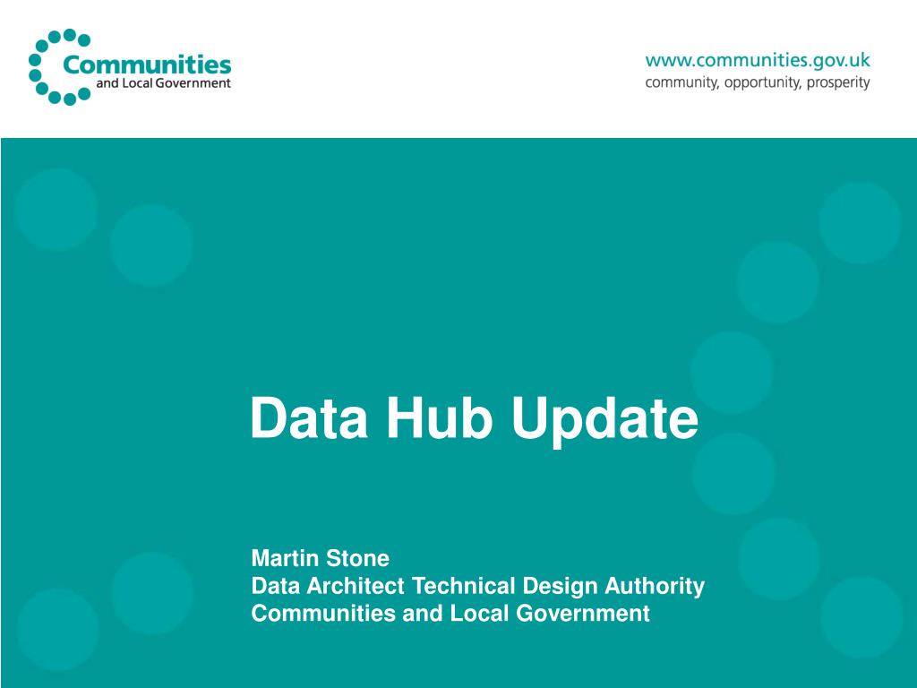 PPT - Enhancing Local Government Data Sharing: An Overview of the Hub ...