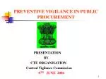 PPT - PREVENTIVE VIGILANCE PowerPoint Presentation, free download - ID ...