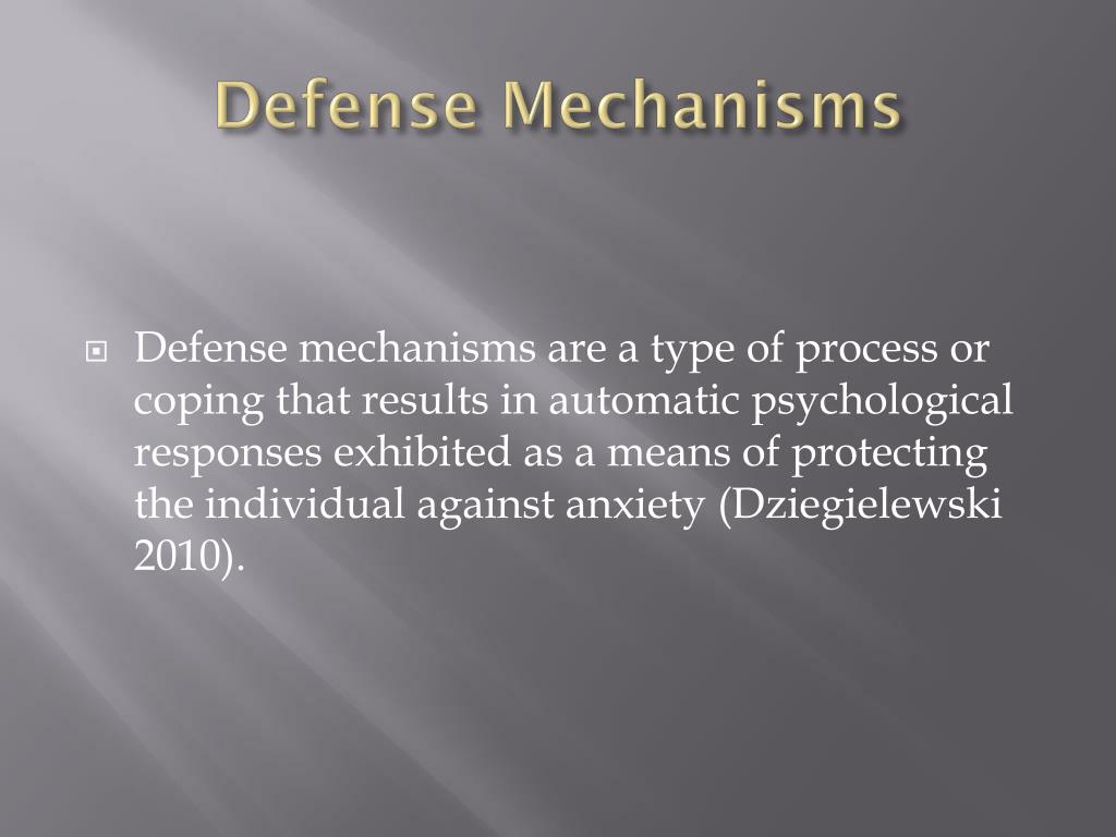 PPT - Defense Mechanisms PowerPoint Presentation, free download - ID ...
