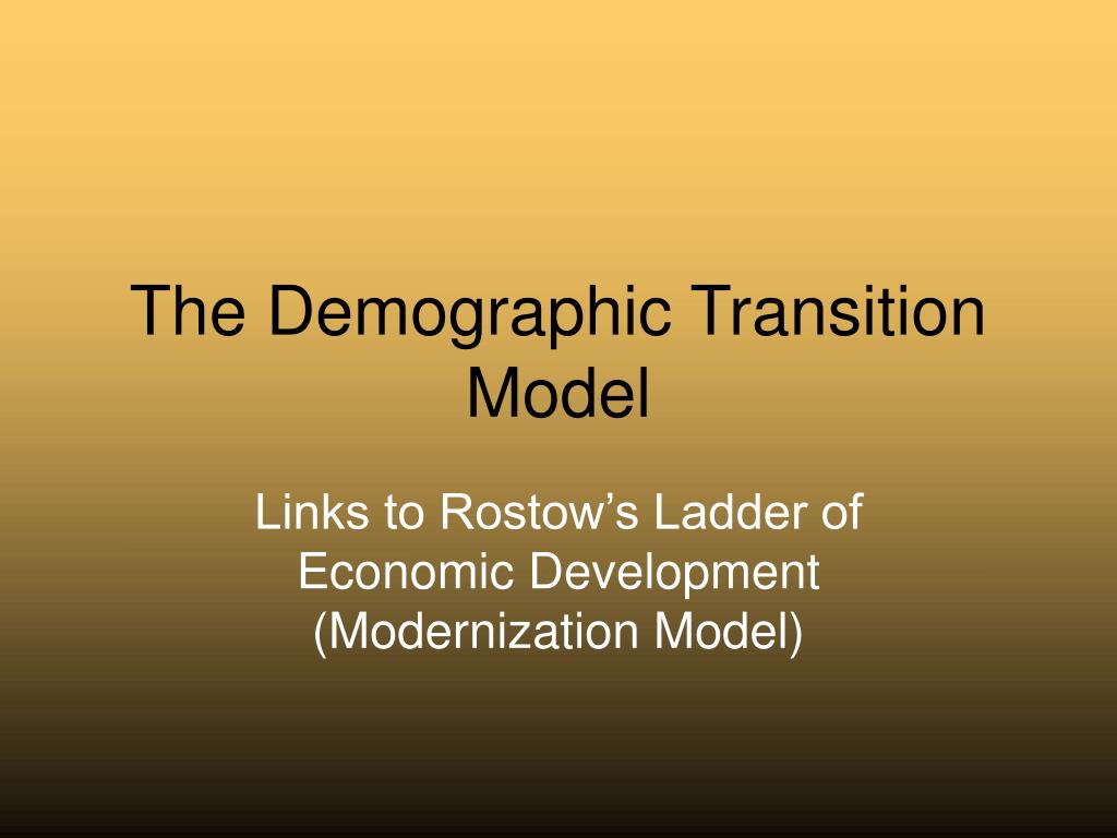 PPT - The Demographic Transition Model PowerPoint Presentation, free ...