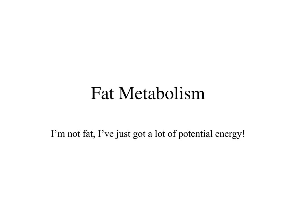 PPT - Fat Metabolism PowerPoint Presentation, free download - ID:6684201