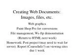 PPT - Creating Web-Friendly Digital Documents PowerPoint Presentation ...