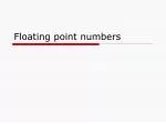 PPT - Lecture 6. Fixed and Floating Point Numbers PowerPoint Presentation - ID:1784289