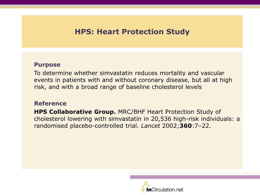 PPT - HPS: Heart Protection Study PowerPoint Presentation, free ...