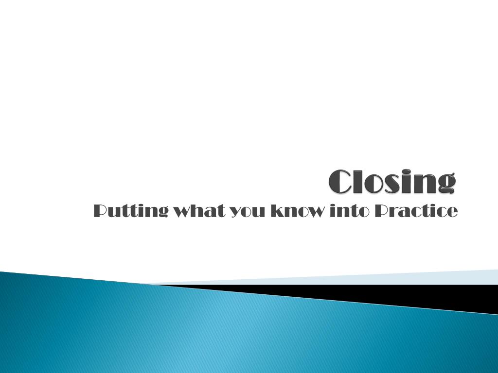 PPT - Closing PowerPoint Presentation, free download - ID:6688804