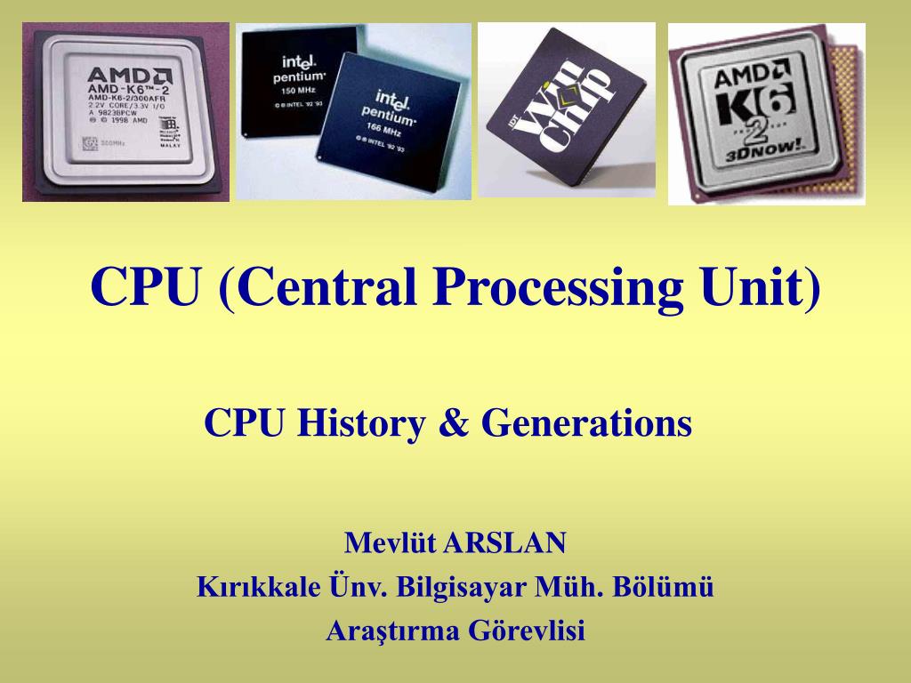 PPT - CPU (Central Processing Unit) PowerPoint Presentation, free download - ID:6689832