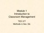 PPT - Introduction to Classroom Management PowerPoint Presentation ...