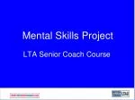 PPT - INTRODUCTION TO MENTAL SKILLS TRAINING PowerPoint Presentation ...