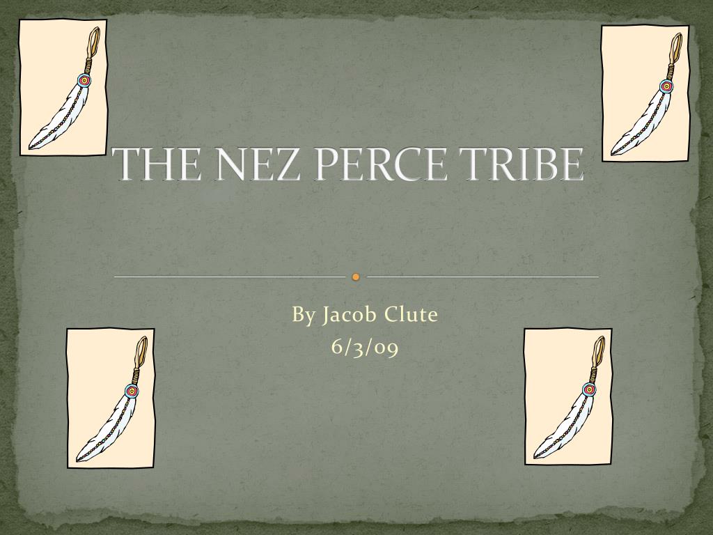 PPT - THE NEZ PERCE TRIBE PowerPoint Presentation, free download - ID ...