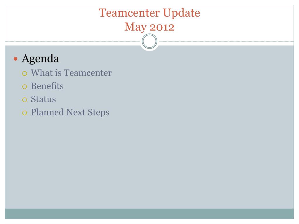 PPT - Teamcenter Update May 2012 PowerPoint Presentation, free download ...