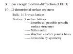 PPT - X. Low energy electron diffraction (LEED) PowerPoint Presentation ...