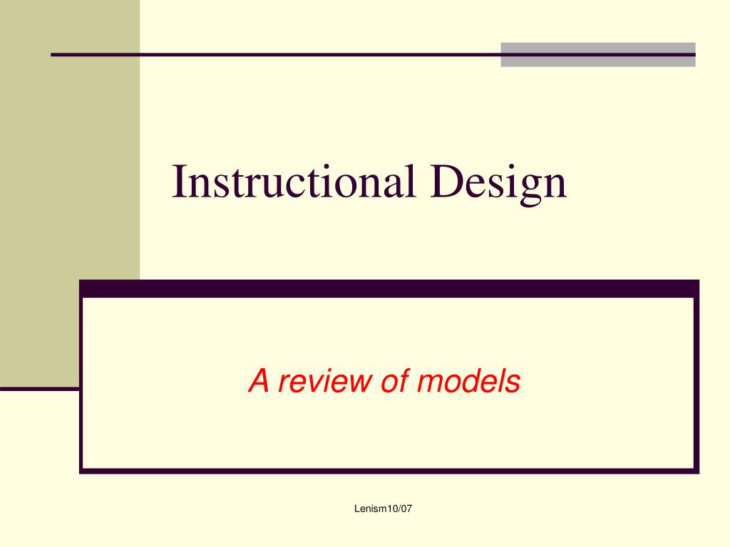 PPT - Instructional Design PowerPoint Presentation, free download - ID ...