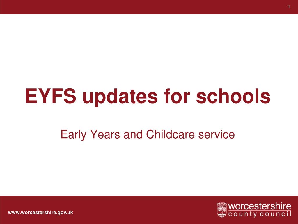 PPT - EYFS updates for schools PowerPoint Presentation, free download ...