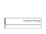 PPT - Rules for Headline Writing PowerPoint Presentation, free download ...