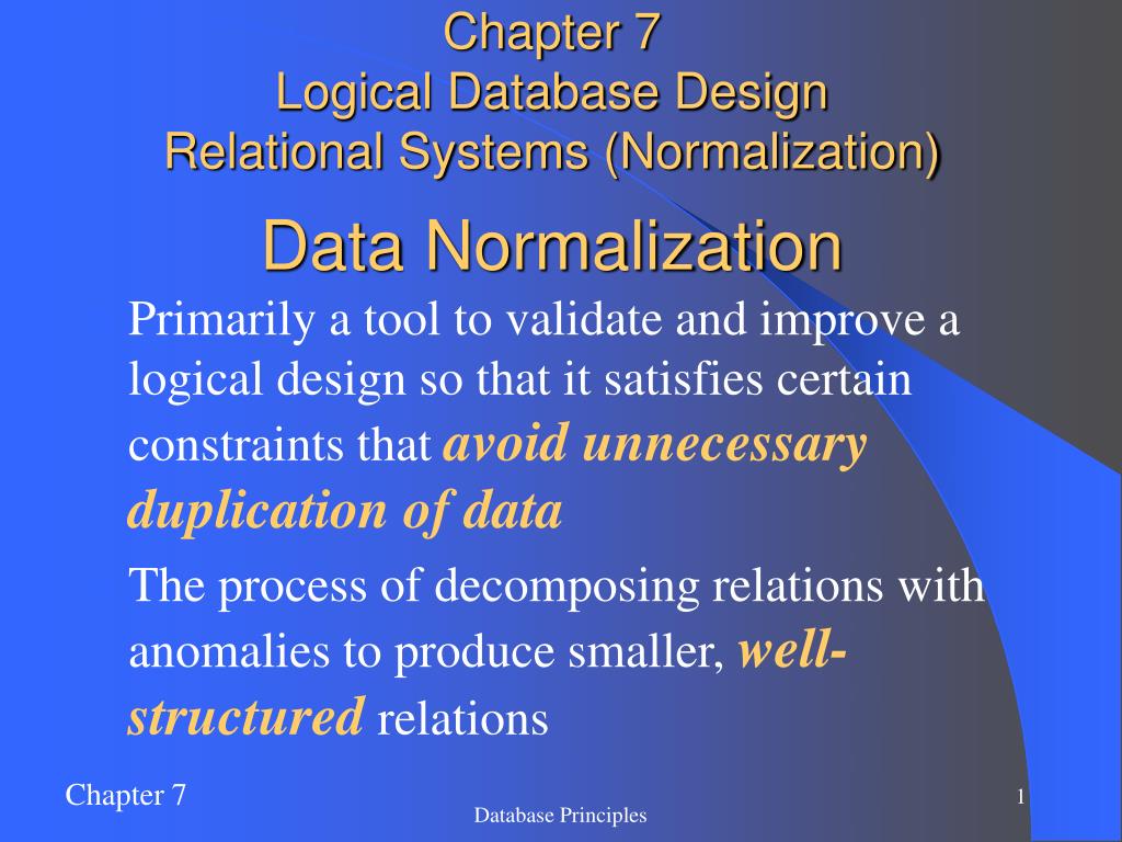 PPT - Data Normalization PowerPoint Presentation, free download - ID ...