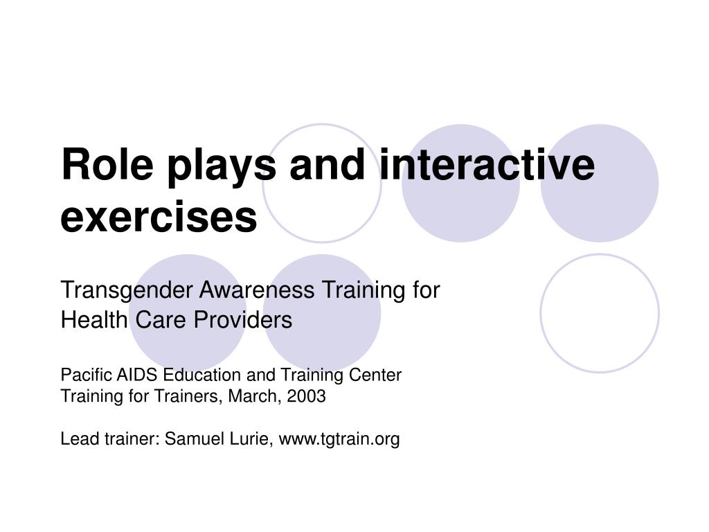 PPT - Role plays and interactive exercises PowerPoint Presentation ...