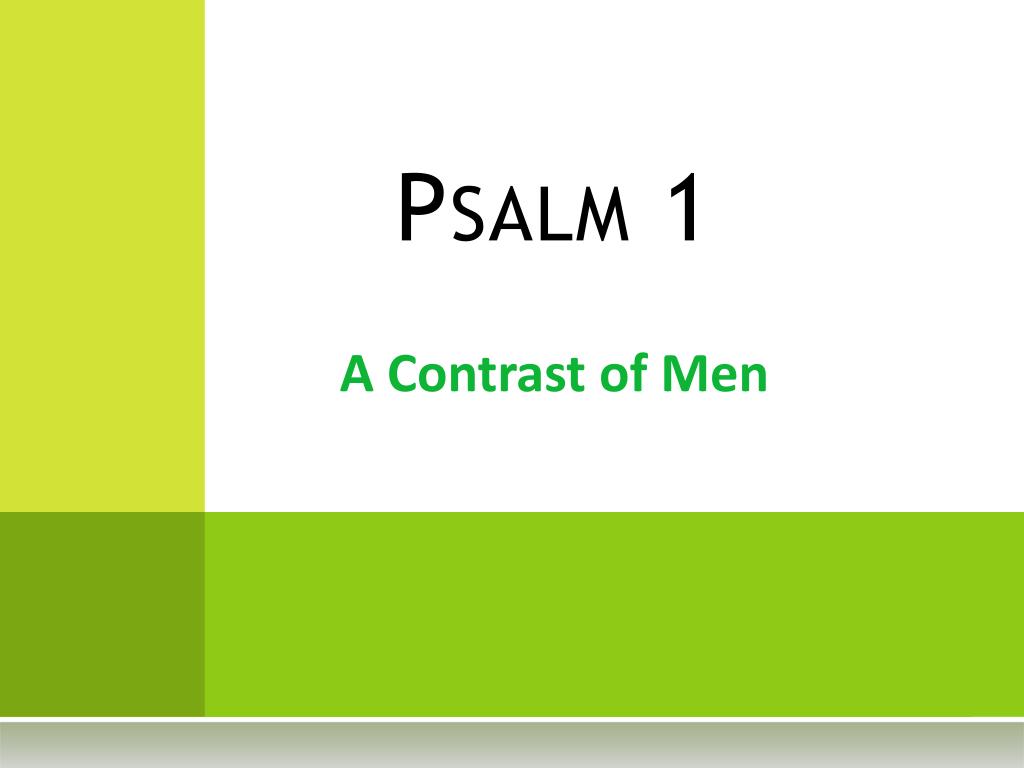 PPT - Psalm 1 PowerPoint Presentation, free download - ID:6700562