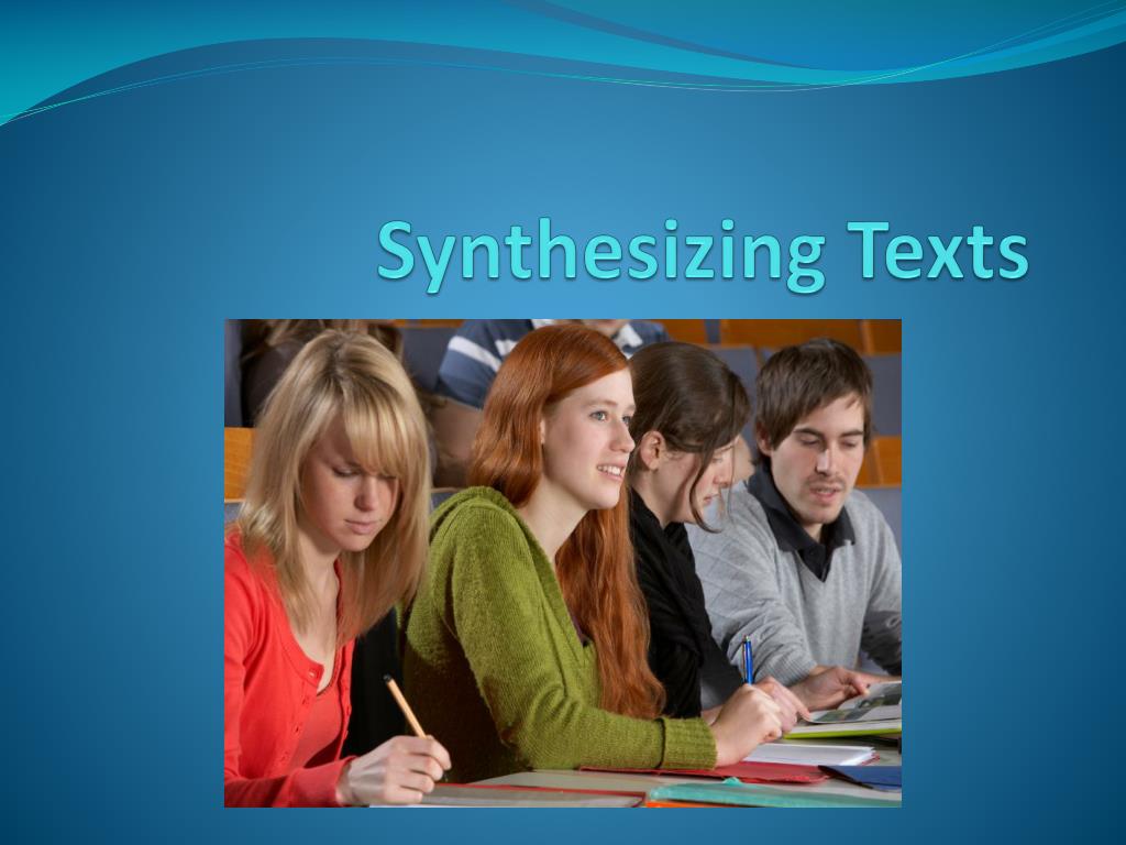 PPT - Synthesizing Texts PowerPoint Presentation, free download - ID ...