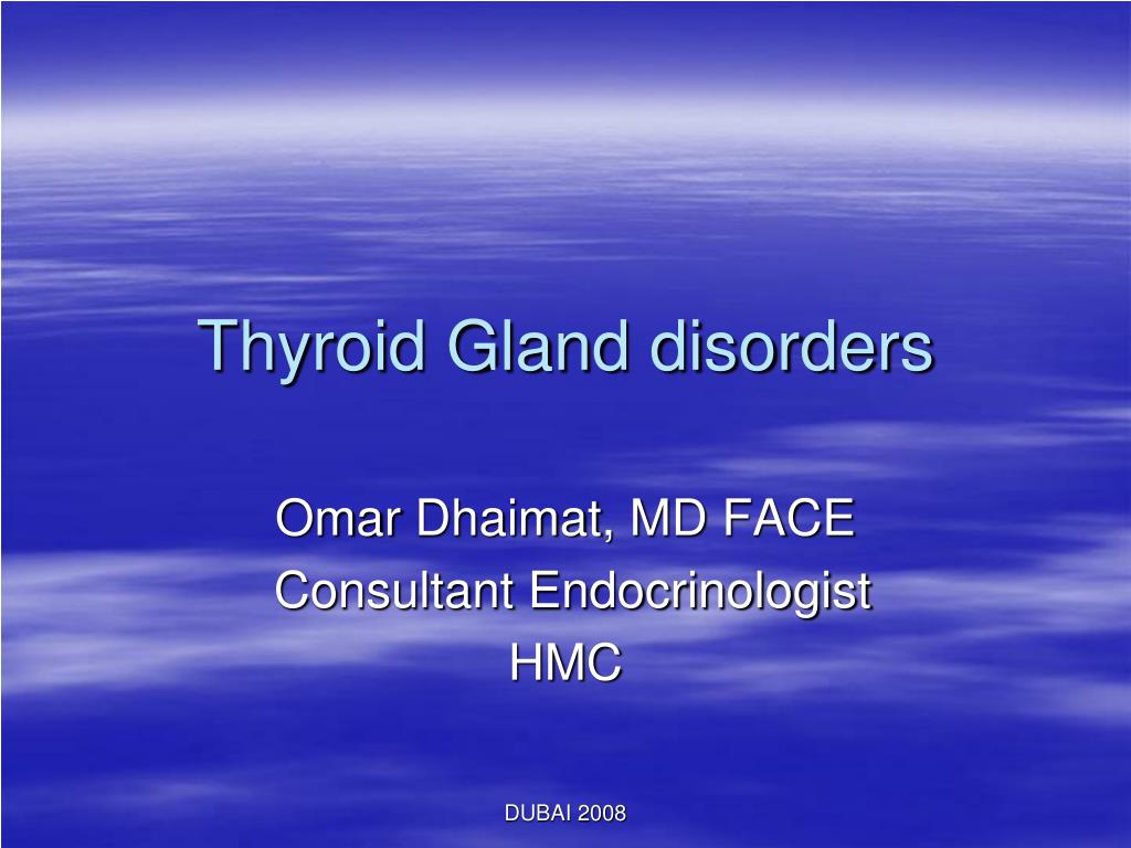PPT - Thyroid Gland disorders PowerPoint Presentation, free download ...