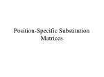 PPT - BLAST, PSI-BLAST and position-specific scoring matrices ...
