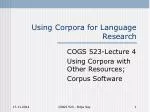 PPT - Corpora and Language Teaching PowerPoint Presentation, free ...